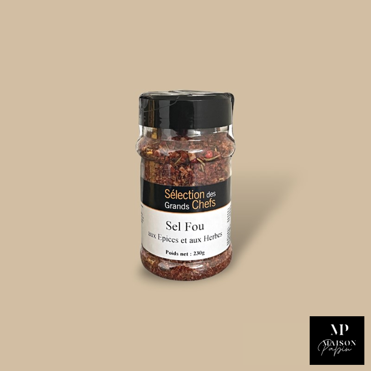Sel fou aux épices et aux herbes – Maison Papin